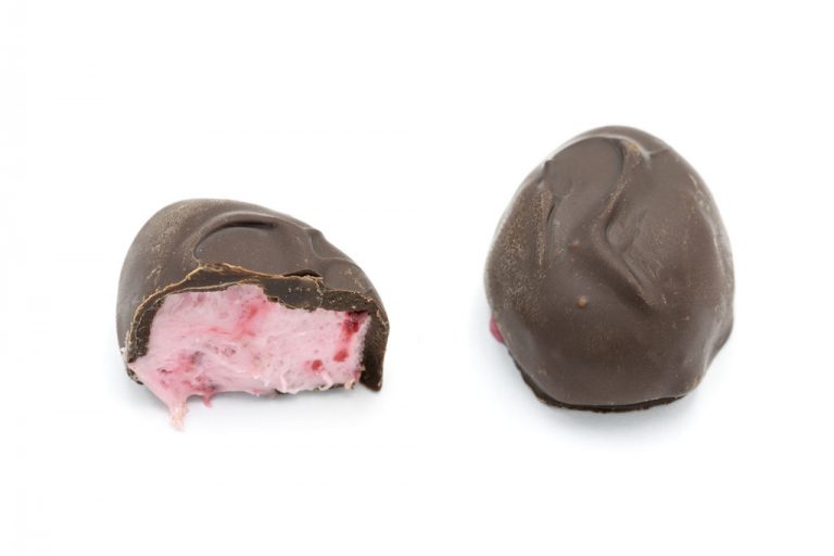 Dark Chocolate Raspberry Cream | Nevada City Chocolate Shoppe